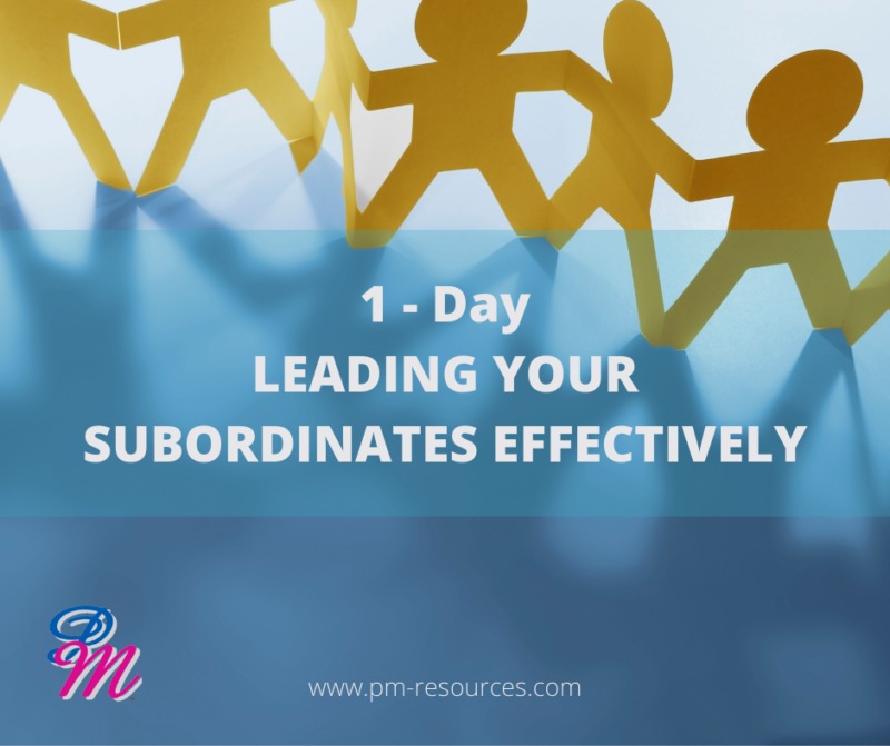 Leading Your Subordinates Effectively – PM eSchool