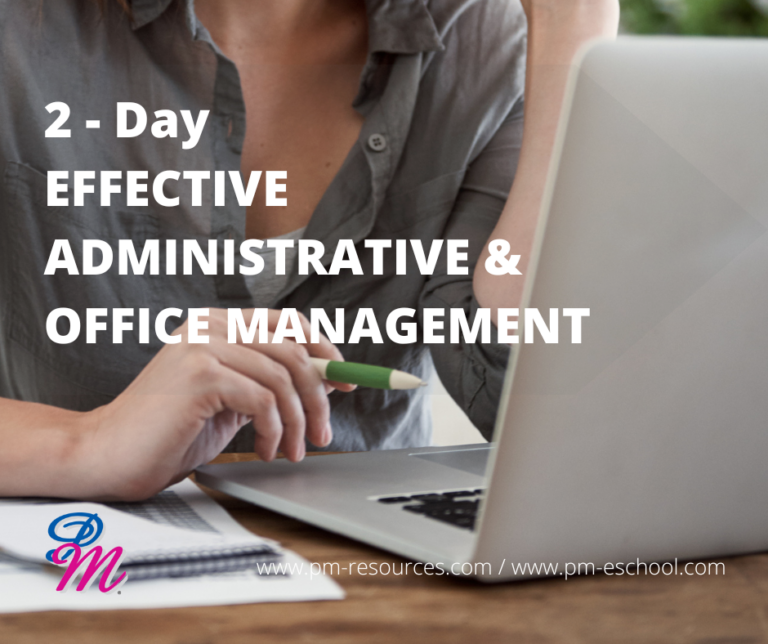 Effective Administrative & Office Management – PM eSchool