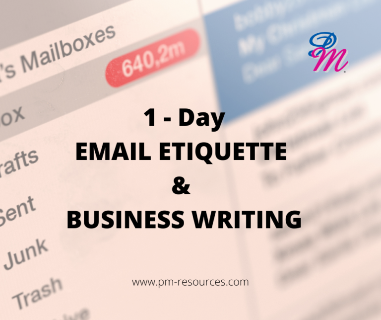 Email Etiquette & Business Writing - PM eSchool