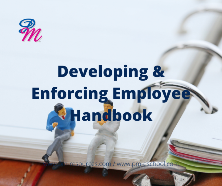 Developing & Enforcing Employee Handbook - PM eSchool